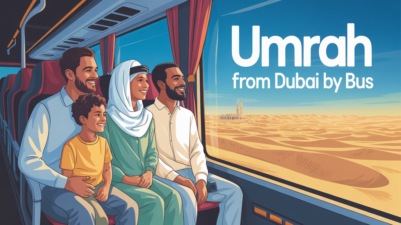 Can You Travel for Umrah From Dubai by Bus With Family Comfortably ...